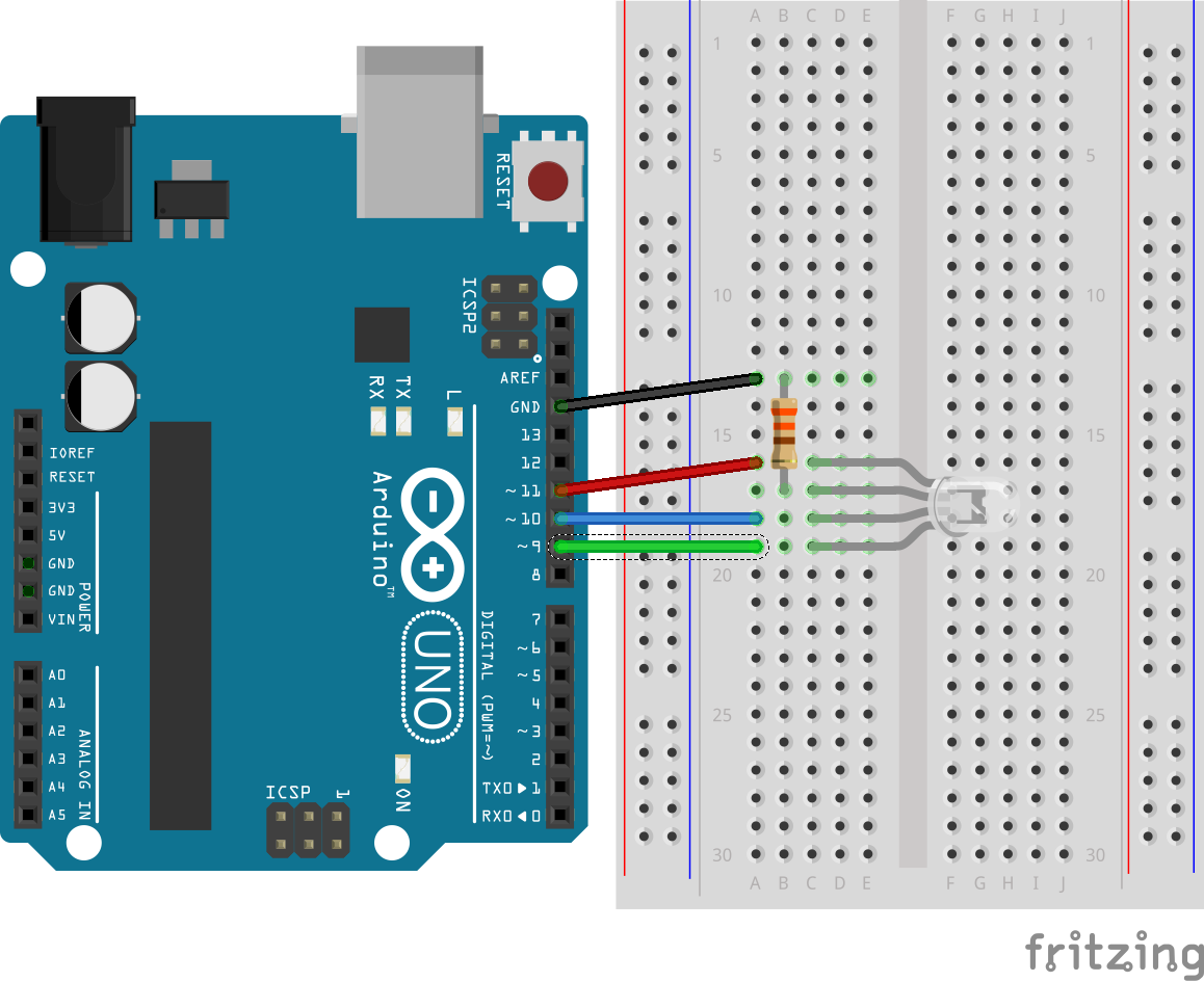 LED RGB - Arduino - El Profe Alegría