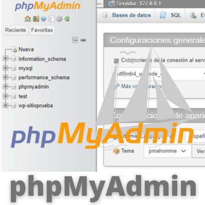 phpMyAdmin - El Profe Alegría